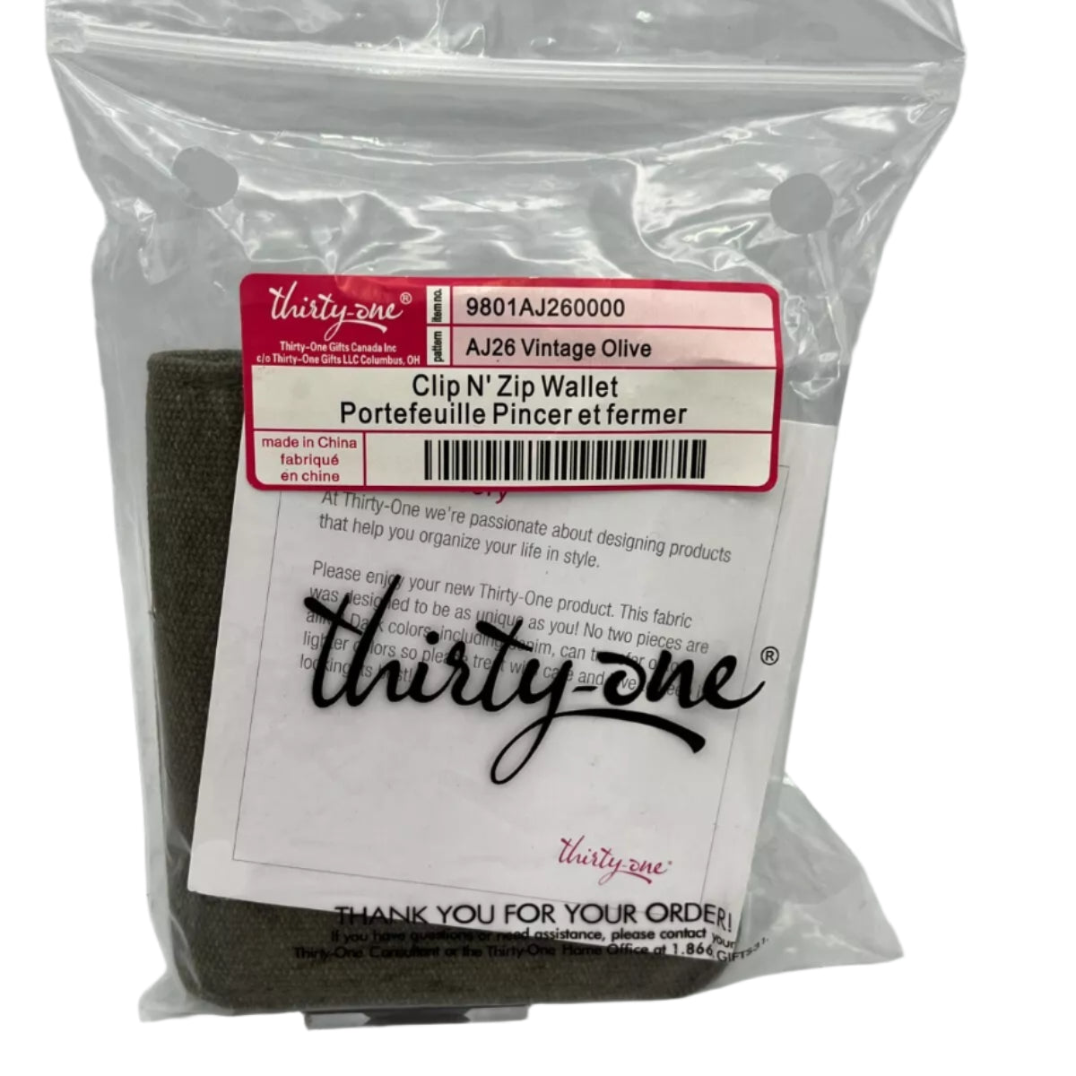 THIRTY-ONE CLIP N' ZIP WALLET – Never Ending Deals